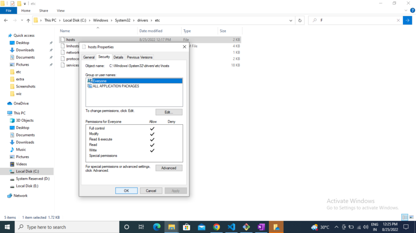 If you don’t have permission to save in file. – DevOps Support