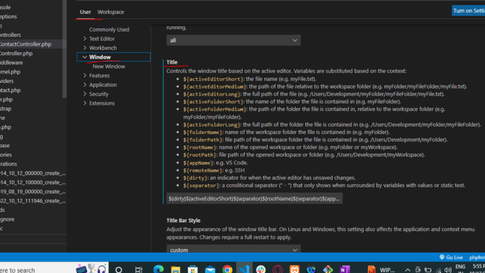 How to Change VScode title name - DevOps Support