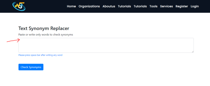Online Text Synonym Replacer - DevOps Support