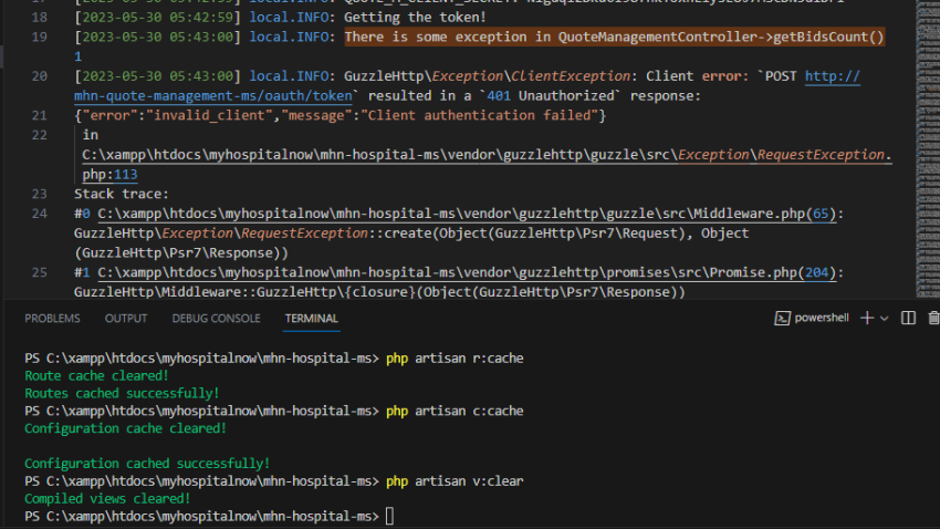 401 Unauthorized Response Devops Support