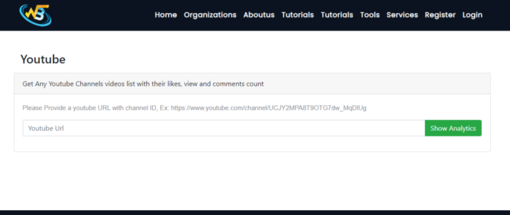 Youtube Data Count Tool – DevOps Support