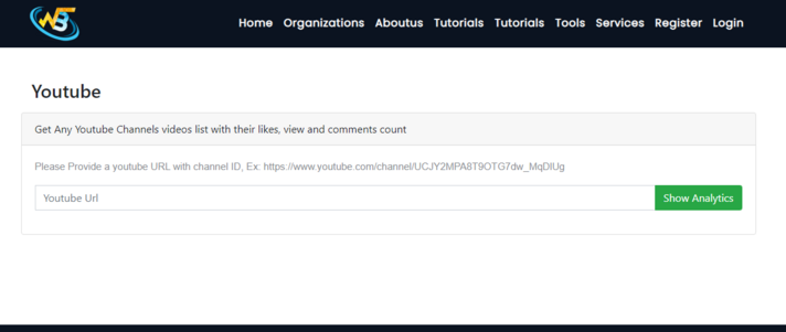 Youtube Data Count Tool - DevOps Support