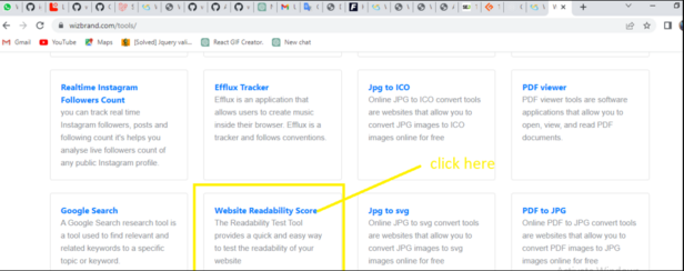 Website Readability tool with the Wizbrand – DevOps Support