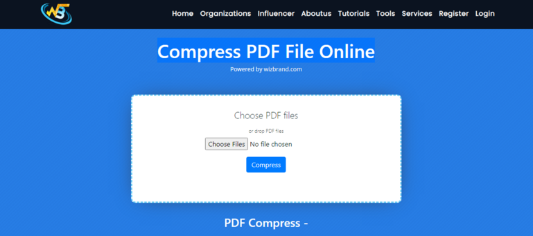 Online Compress PDF File Tool - DevOps Support