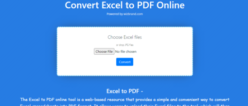 How To Use Excel To PDF Online Tool – DevOps Support