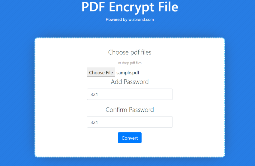 How to use PDF Encrypt File tool - DevOps Support