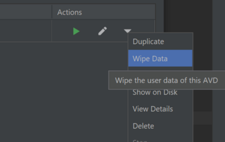 Error while waiting for device: The emulator process for AVD Pixel_3a ...