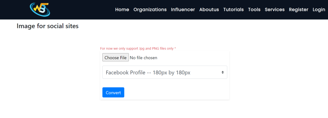 How To Use Online Image resizer tool for social sites - DevOps Support