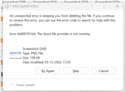 Error 0x8007016A: The Cloud File Provider Is Not Running ...