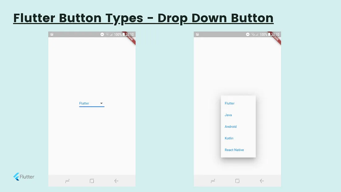 Some Flutter Button Types With Examples Devops Support
