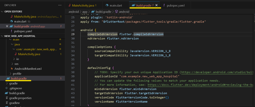 Flutter Error Fix This Issue By Adding Compilesdkversion 33 Devops Support
