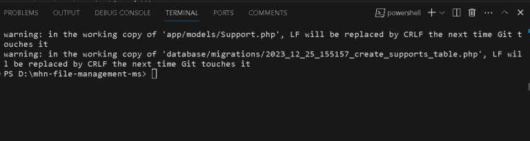 Git Error Lf Will Be Replaced By Crlf Warning Devops Support