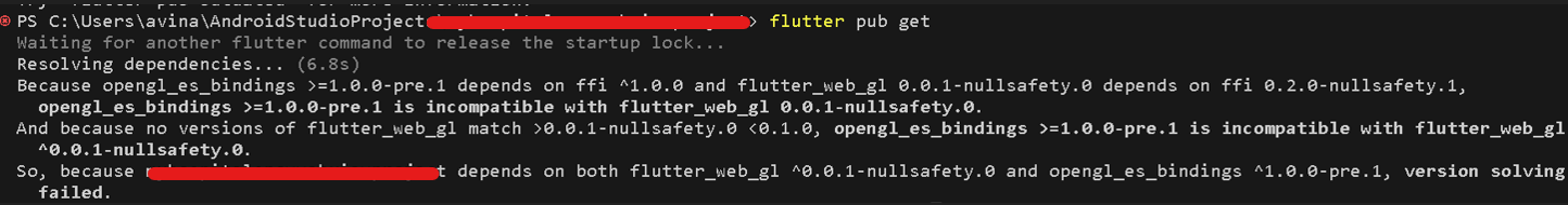 Flutter Dependency Issues Openglesbindings Devops Support