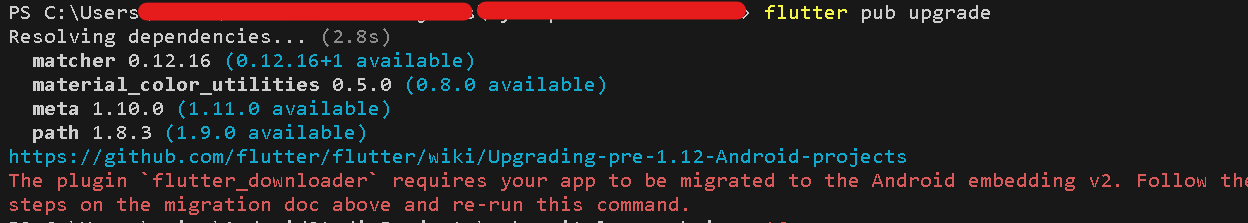 Flutter Upgrade Error Migrating To Android Embedding V2 Devops Support 1233