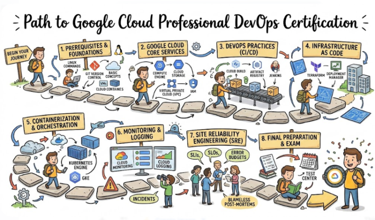 Path to Google Cloud Professional DevOps Certification – DevOps Support
